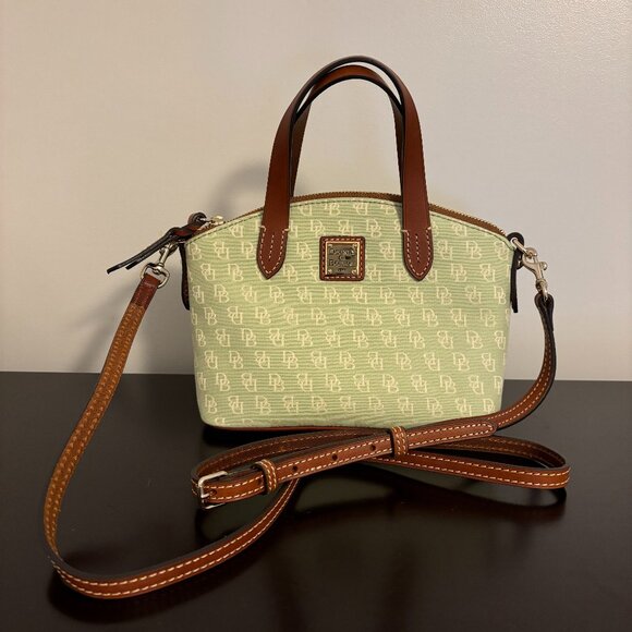 Dooney & Bourke | Bags | Dooney Bourke Gretta Ruby Pale Lime Green ...